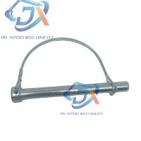 China Excavator D-Type Steel Quick Release Fasteners Clevis Pin with Round Wire Lock Pull Ring Lock Catch and Spring Fasteners for sale