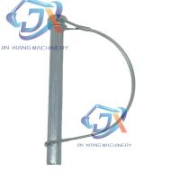 China Excavator D-Type Steel Quick Release Fasteners Clevis Pin with Round Wire Lock Pull Ring Lock Catch and Spring Fasteners for sale