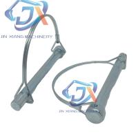 China Excavator D-Type Steel Quick Release Fasteners Clevis Pin with Round Wire Lock Pull Ring Lock Catch and Spring Fasteners for sale