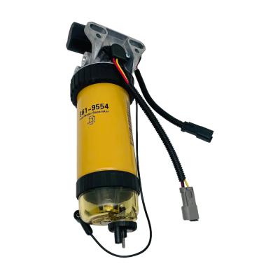 China 361-9554 Fuel Filter Assembly with Electronic Pump for C6.6 Engine Oil Water Separator 24V for sale