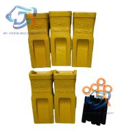 China Excavator Bucket Tooth 61n4-31210 for Hx110 Hx140 R130 R150 Yellow Sharp Teeth for sale