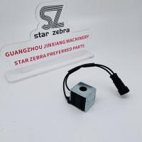 China 41B0141 Solenoid Coil 12VDC for XGMA Excavator XG815 Construction Machinery Parts 35mm Height 13mm ID for sale