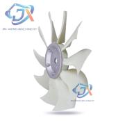 China Aluminum Engine Cooling Fan Blades for Kubota V3800 Construction Machinery Parts 450mm for sale