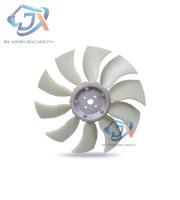 China Aluminum Engine Cooling Fan Blades for Kubota V3800 Construction Machinery Parts 450mm for sale