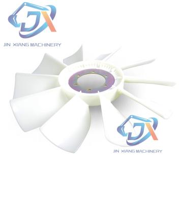 China R210-5 D6BT Engine Cooling Fan Blade 8-Blade 600mm for Excavator Spare Parts for sale