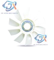 China R210-5 D6BT Engine Cooling Fan Blade 8-Blade 600mm for Excavator Spare Parts for sale