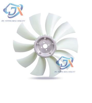 China Cooling Fan Blade for 4TNV94 4D94 Engines Excavator Construction Machinery Parts 500mm Diameter for sale