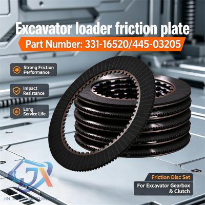 China OEM Replacement 331-16520 Clutch Friction Plate 140.2mm Outer Diameter Interchange for JCB Construction Machinery Spare Parts for sale