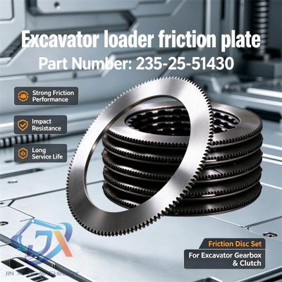 China Hangood Transmission Spare Parts 235-25-51430 232-25-51430 Friction Disc for Wheel Loader WA420 WA500 Clutch Friction Disc for sale