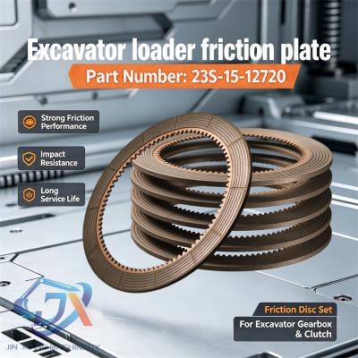 China Star zebra 23S-15-12720 New Engine Parts Friction Clutch Plate Disc for Komatsu Grader GD505A GD511A GD521A GD525A GD605A for sale