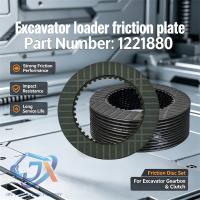 China OEM Replacement 1221880 Clutch Plate for TH330B TH460B Telehandler Wet Brake Disc 127.1mm Outer Diameter 82.2mm Inner Diameter for sale