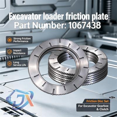 China EexcavaStart Friction Disc 1067438 Groove With Track Tractors Durable Reliable Easy Install Replacement for sale