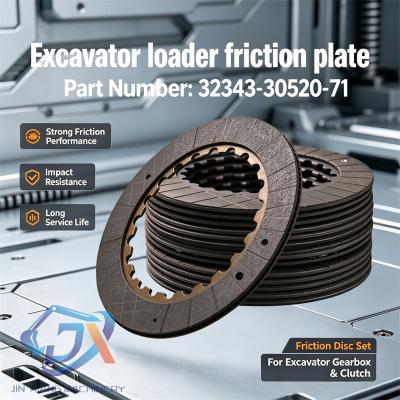 China Forklift Spare Parts Friction Disc Clutch 32343-30520-71 for toyota Forklift Construction Machinery Parts for sale
