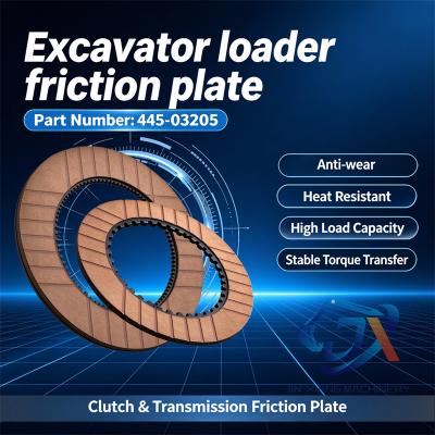 China Brake Disc Friction Plate 445/03205 445/12307 445/30011 for JCB Backhoe Loader 2CX 3C-2WD for sale