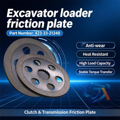 China Wholesale Excavator Parts WA380-3 Friction Plate 423-33-21240 Friction Disc 350*78*8.2 1T18 WA380-3 Clutch Plate Price for sale