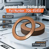 China STAR ZEBRA FRICTION DISC PLATE 706 45451 70645451 for FIAT ALLIS HITACHI for sale