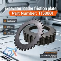 China STAR ZEBRA T158801 DISC INTERMEDIATE T164626 FRICTION DISC FITS for 210LE 310E 310G 410E 410G 485E Construction Machinery Parts for sale