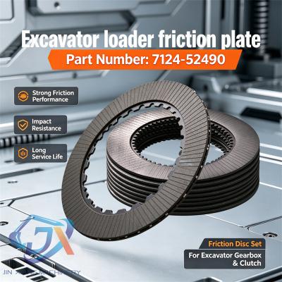 China STAR ZEBRA 7124 - 52490 Clutch Disc Heavy-duty Steering Clutch Systems Bulldozer DISC WA320 WA380 Series Wheel Loader for Komatsu for sale