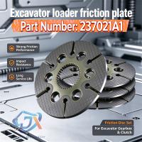China STAR ZABRA 237021A1 FRICTION PLATE DISC FRICTION CLUTCH 4X Brake Disc 237021A1 for Case 580L 580M 580SL 580SM 580SM+ 585G 586G 588G for sale