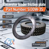 China STAR ZABRA Factory 0501314381 0501.314.381 Clutch Disc S130W DH130W R1300W R130W Wheel Excavator Parts for sale