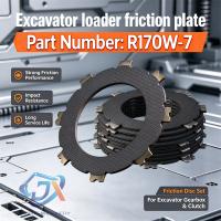 China STAR ZABRA ZGAQ-02220 Clutch Friction Plate Brake for R170W-7 R210W-7 R210W-9 Wheel Excavator OEM Quality Replacement Parts 6 Months for sale