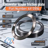 China STAR ZABRA Brake Plate Clutch Disc 6Y-5916 6Y5916 8P8679 8P-8679 for CAT Engine 3306 Tractor D6D D6E D6G D7G D7G2 for sale