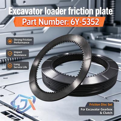 China STAR ZABRA 281.7*220*4.9 Disc Friction 6Y5352 Friction Plate 6Y5352 6Y-5352 for sale