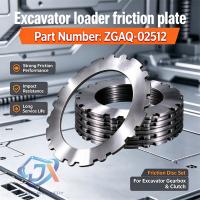 China STAR ZEBRA ZGAQ-02512 Disc Steel 372.5*262.5*4/OT20 Clutch Disc for Hyundai HL740-9S HL757-9 Wheel Loader Friction Plate for sale