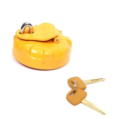 China Komatsu Excavator Fuel Tank Cap with Lock Steel Material PC60 70 200 130 300 360-5 6 7 8 Spare Parts for sale