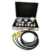 China Digital Excavator Hydraulic Pressure Gauge Set Diagnostic Test Kit 3kg for sale