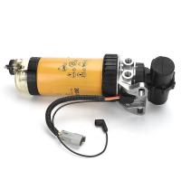 China JCB 361-9554 Excavator Fuel Filter Water Separator Assembly with Fuel Pump 228-9129 1.5kg for sale