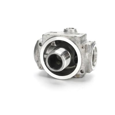 China Excavator Hydraulic Oil Filter Head 1G8878 for Caterpillar E312D E320D E323D 0.5kg for sale