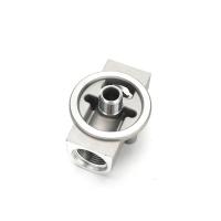 China 093-7521 Hydraulic Oil Filter Head for Excavator E200B E320B 0.5kg for sale