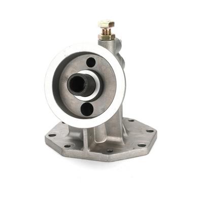 China 1R0739 1R-0739 Hydraulic Oil Filter Head 8 Holes for E320B Excavator 0.5kg for sale