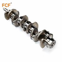 China Forged Steel Crankshaft ME300086 6D34T for Mitsubishi SK200-6 SK350-6 Excavator 55kg for sale