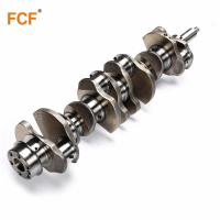 China Forged Steel Crankshaft ME300086 6D34T for Mitsubishi SK200-6 SK350-6 Excavator 55kg for sale