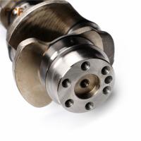 China Forged Steel Crankshaft ME300086 6D34T for Mitsubishi SK200-6 SK350-6 Excavator 55kg for sale