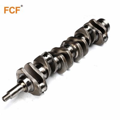 China Forged Steel S6KT Diesel Engine Crankshaft 5I7671 34320-00010 65kg for E320C E200B Excavator for sale