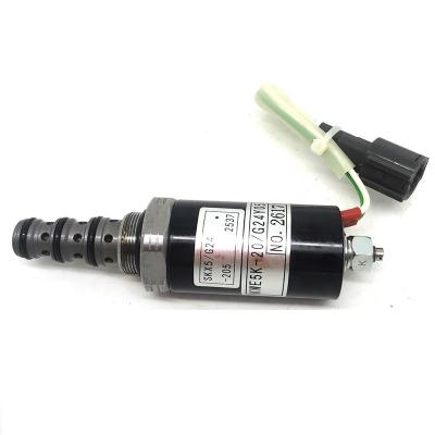 China HD820 Excavator Solenoid Valve KWE5K-20/G24Y05 SKX5-G24-205 24V 0.5kg for sale