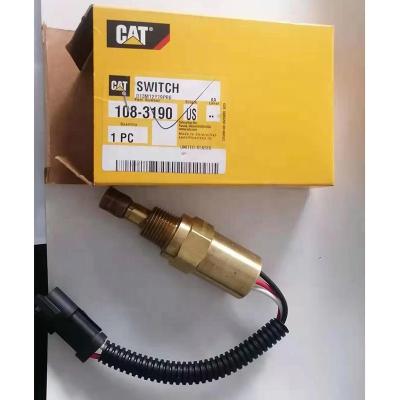China CAT 3508 Engine Water Temperature Switch 108-3190 1083190 0.5kg Metallic Excavator Temp Sensor for sale