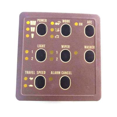 China Excavator Monitor Display Panel Surface Sticker for CAT E312 E320 E330 0.1kg for sale