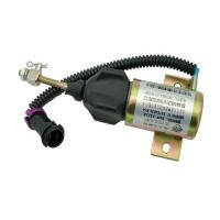 China Excavator Fuel Shutoff Valve 3754020-X54 12V Flameout Solenoid Valve 1KG for sale