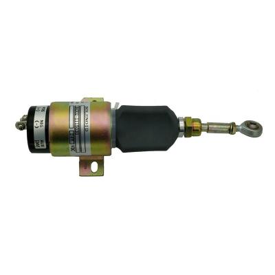 China Excavator PC60-7 YC4112 Fuel Flameout Stop Solenoid 12V 24V B4002-1115030 for sale