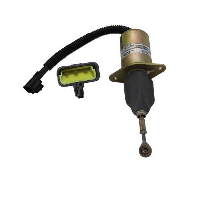 China Excavator Diesel Engine Flameout Stop Solenoid Valve 12V 24V 37B34-56010 for Cummins for sale