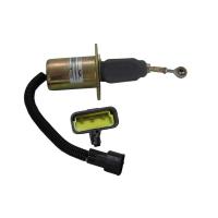 China Excavator Diesel Engine Flameout Stop Solenoid Valve 12V 24V 37B34-56010 for Cummins for sale
