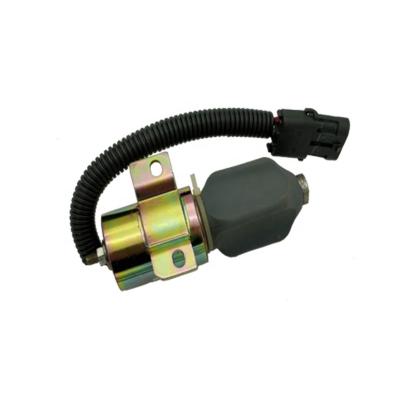 China Excavator Diesel Engine Fuel Shutoff Stop Solenoid Valve 24V 1756ES-24E3ULBIS5 for sale