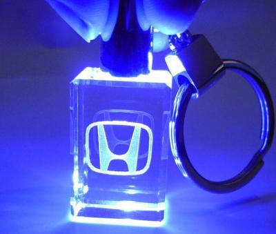 China crystal LED keychain for sale