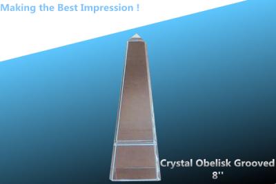 China glass trophy/crystal obelisk/crystal awards for sale