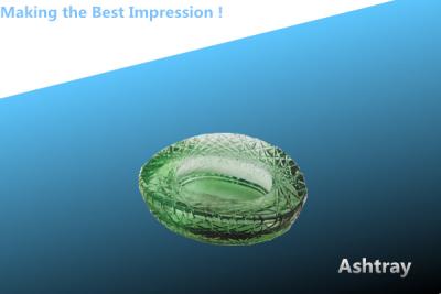 China ashtray/glass ashtray/crystal ashtray/bird nest ashtray/cigarette gift for sale
