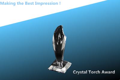China CRYSTAL award/CRYSTAL torch award/TROPHY/GLASS torch award/AWARD/CRYSTAL trophy for sale